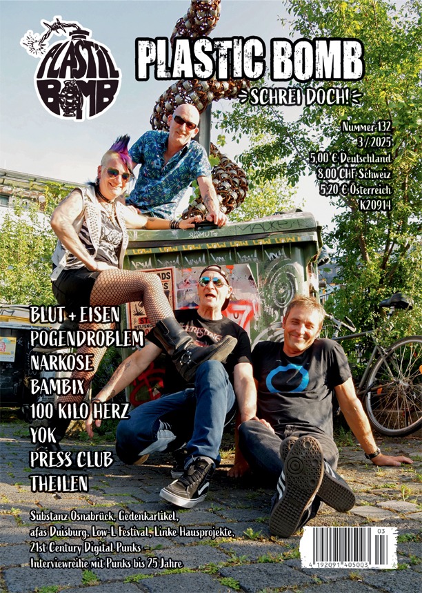 Plastic Bomb #132 mit Blut + Eisen, pogendroblem, Bambix, Yok uvm ...