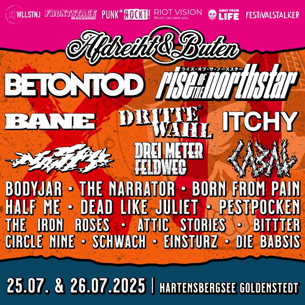 Afdreiht un Buten Festival: Das Line-Up für 2025 - AWAY FROM LIFE