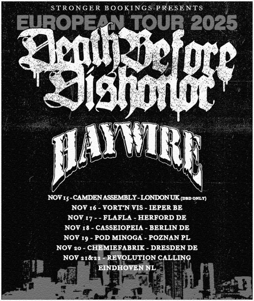 Death Before Dishonor und Haywire im November auf gemeinsame Tour ...