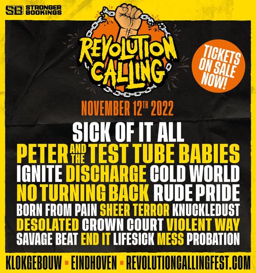 Revolution Calling 2022: Line-Up komplett - AWAY FROM LIFE