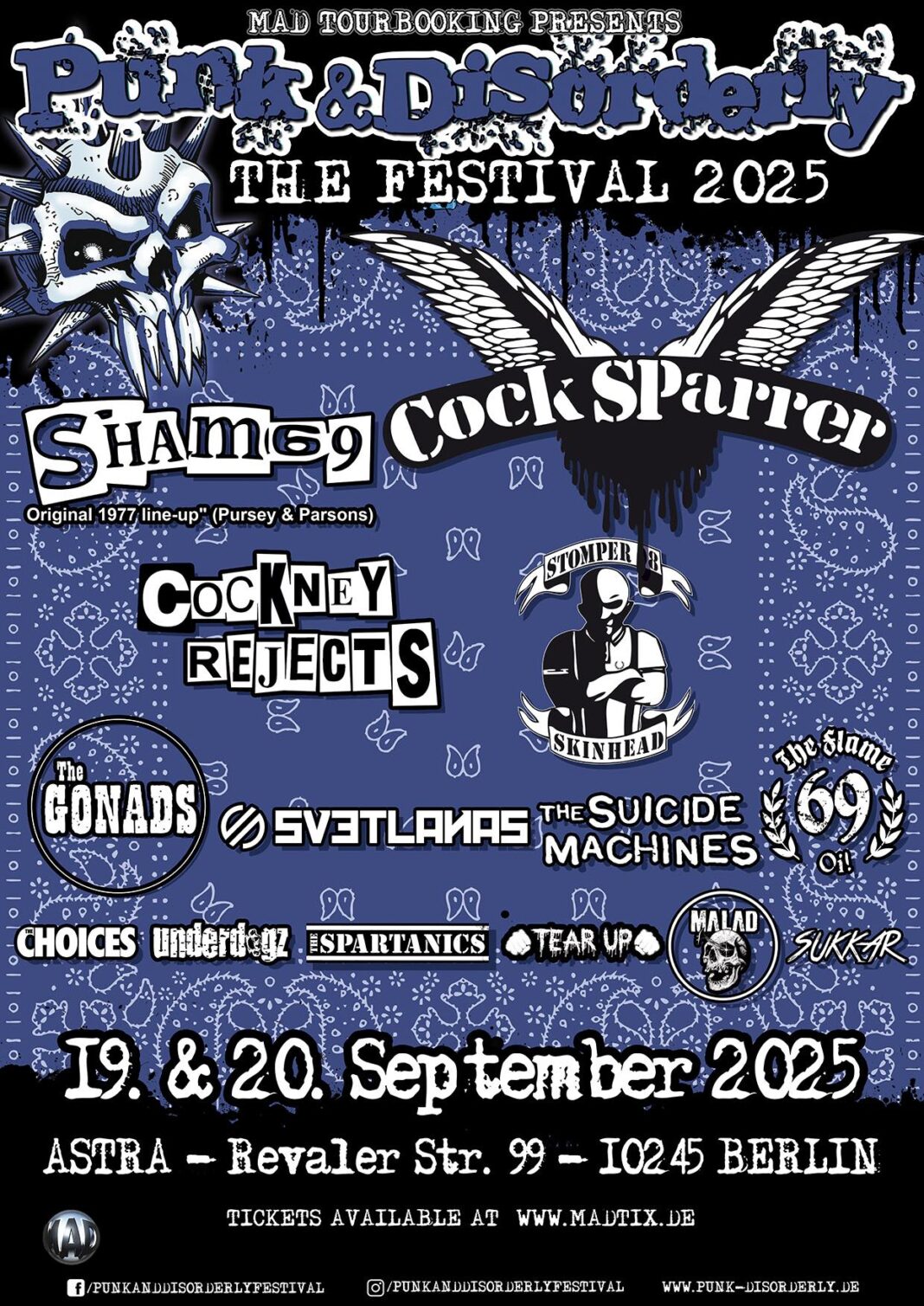 Punk & Disorderly Festival: Ds Line-Up für 2025 - AWAY FROM LIFE