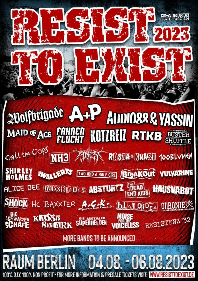 RESIST TO EXIST FESTIVAL: Das ist das Line-Up für 2023 - AWAY FROM LIFE