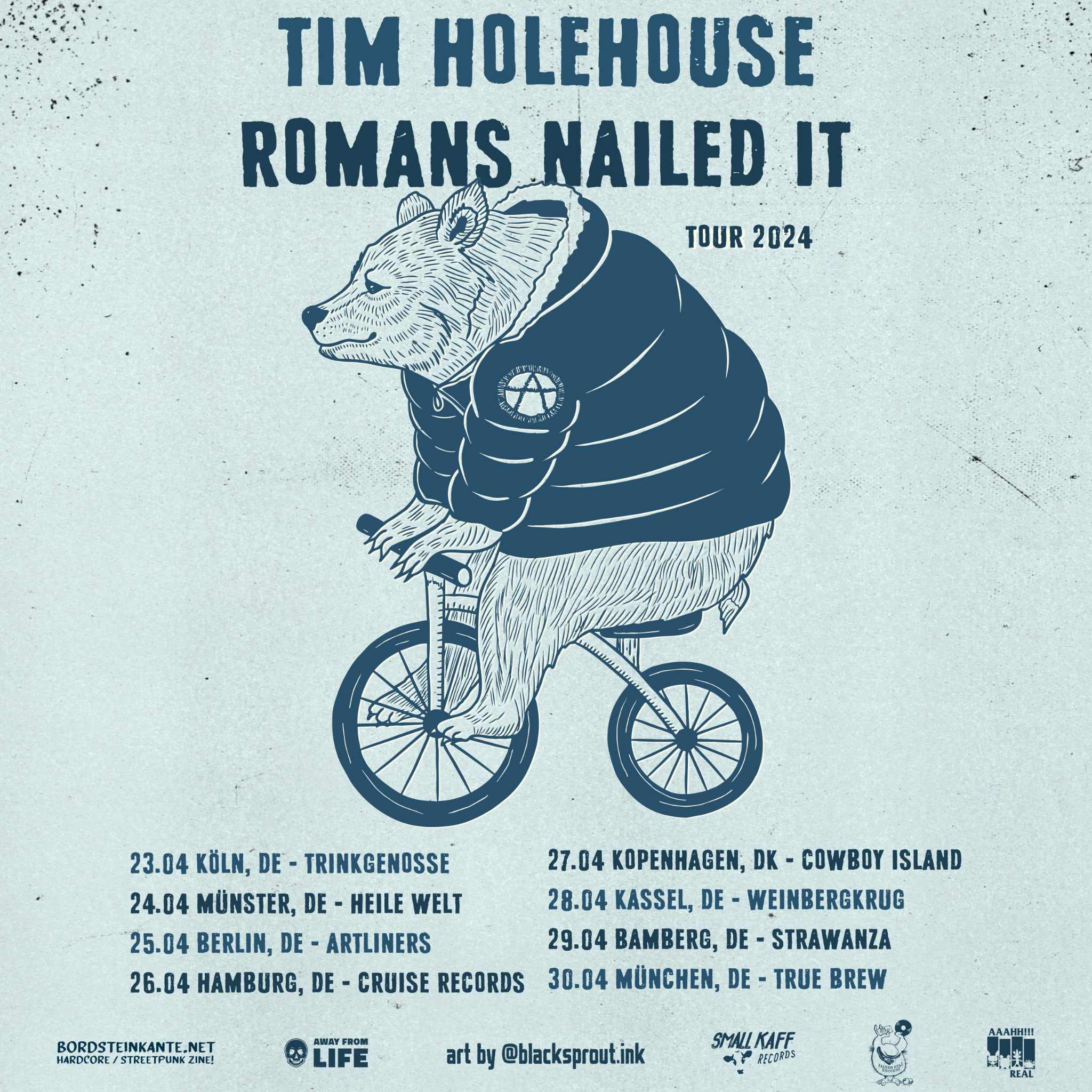 Tim Holehouse und Romans Nailed It im April zusammen auf Tour - AWAY ...