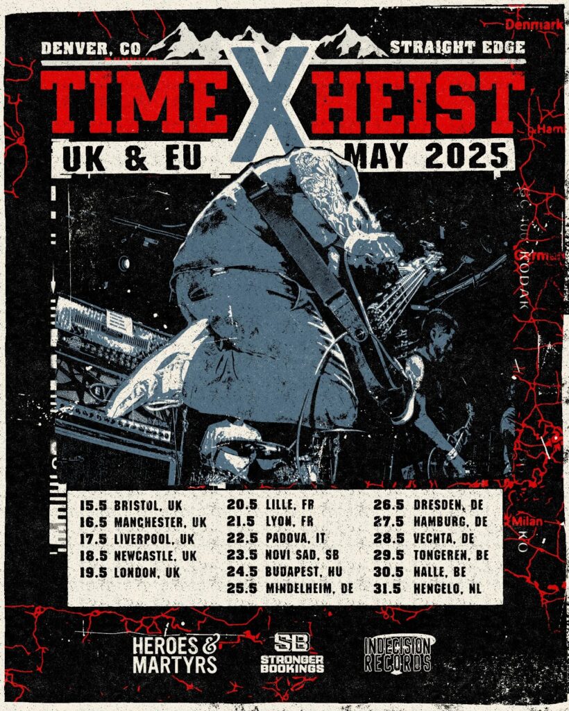 TIME X HEIST im Mai 2024 auf Euro-Tour - AWAY FROM LIFE