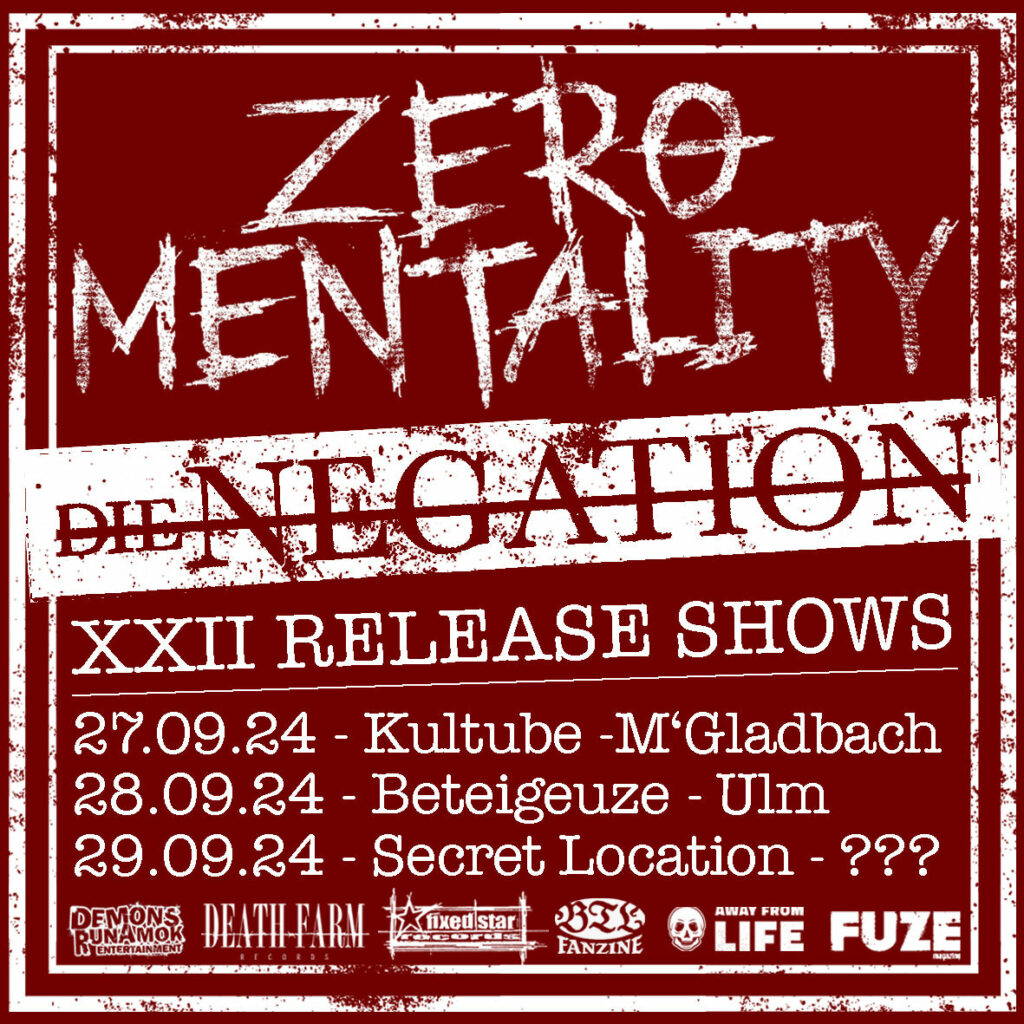 ZERO MENTALITY legen neuen Song "VS.US" vor - AWAY FROM LIFE