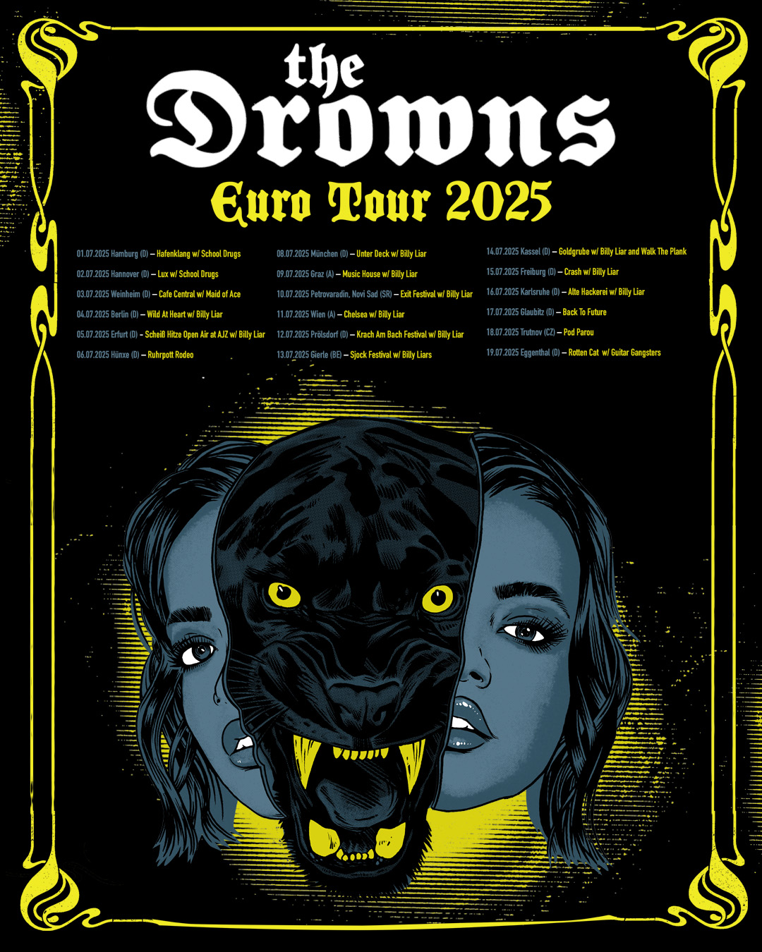 THE DROWNS kommen im Juli auf Euro-Tour - AWAY FROM LIFE