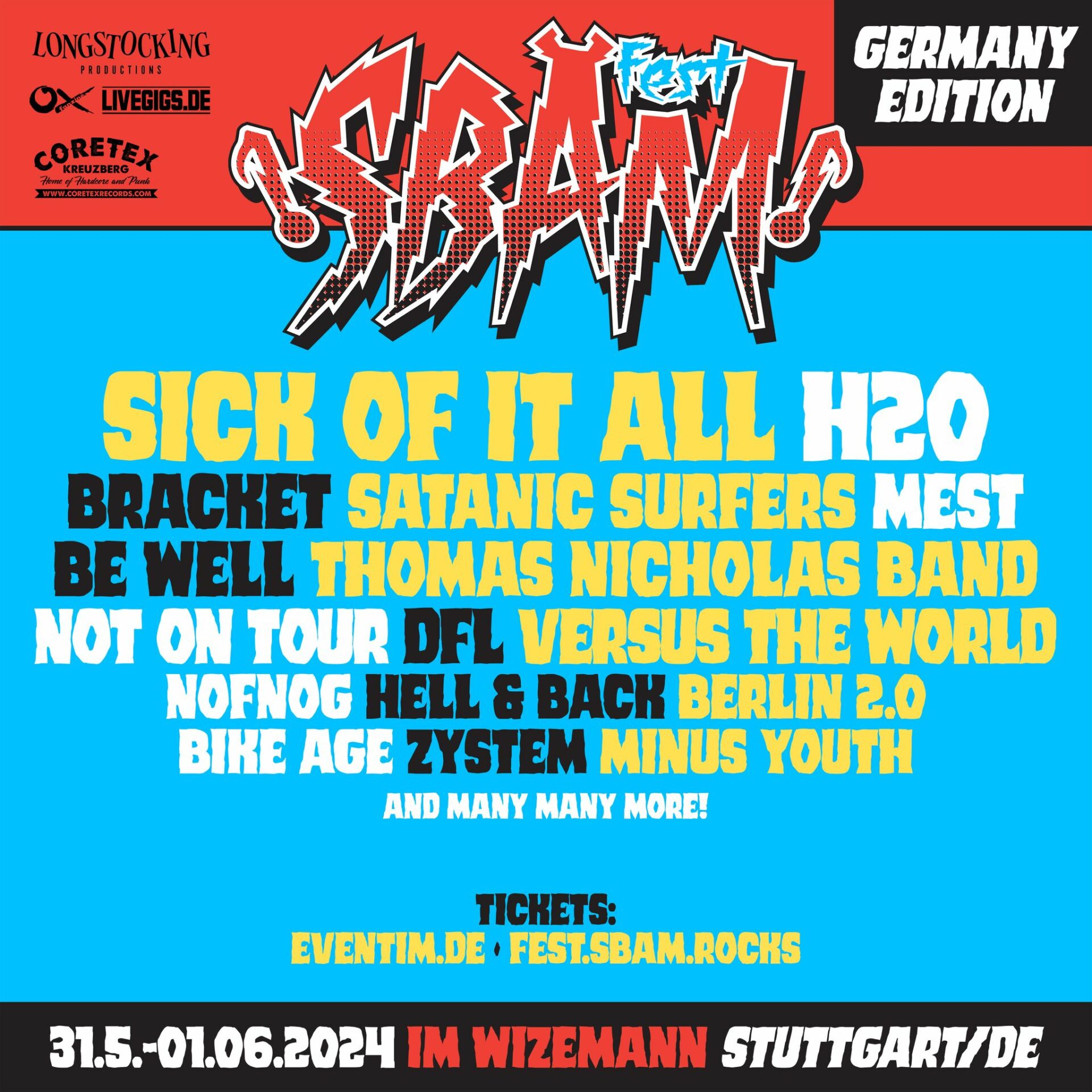SBÄM Fest 2024 - Weitere Bands der beiden Festivalausgaben ...